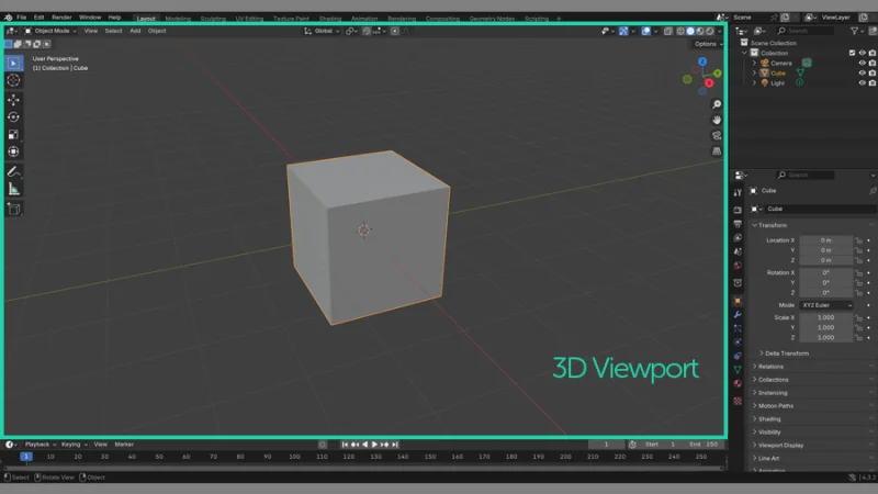 Blender Interface Guide: Navigate 3D Design Like a Pro | BYOL | Bring ...