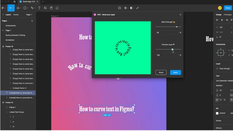 Guide to Creating Curved Text in Figma: Master Techniques & Plugins ...