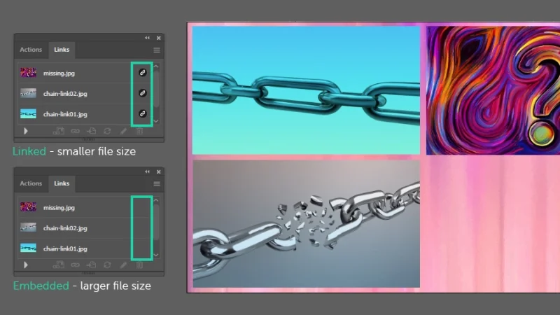 Embedding, Linking, and Relinking Images in Illustrator – Complete ...