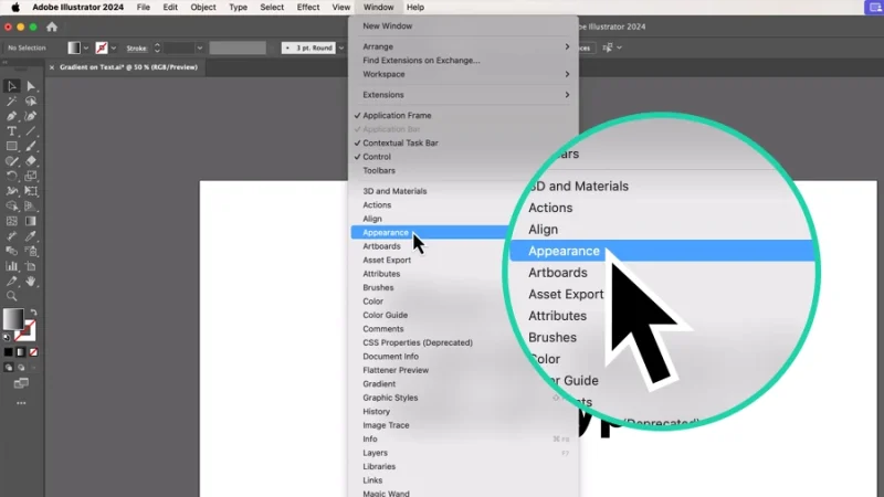 why does my gradient have lines illustrator