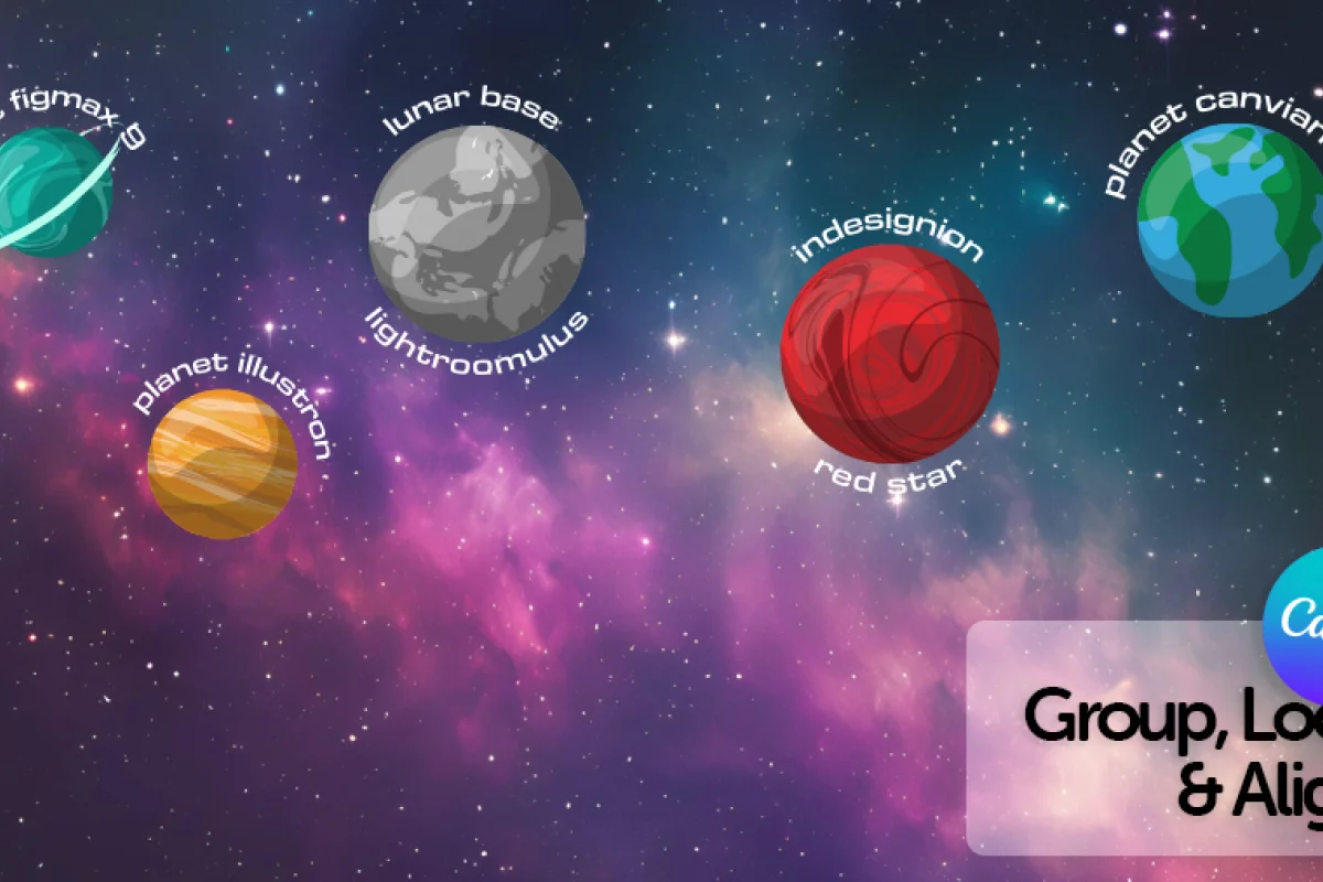 group elements together canva