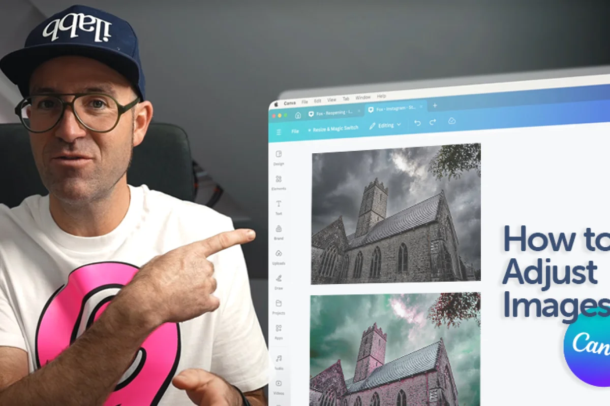 vignette background canva