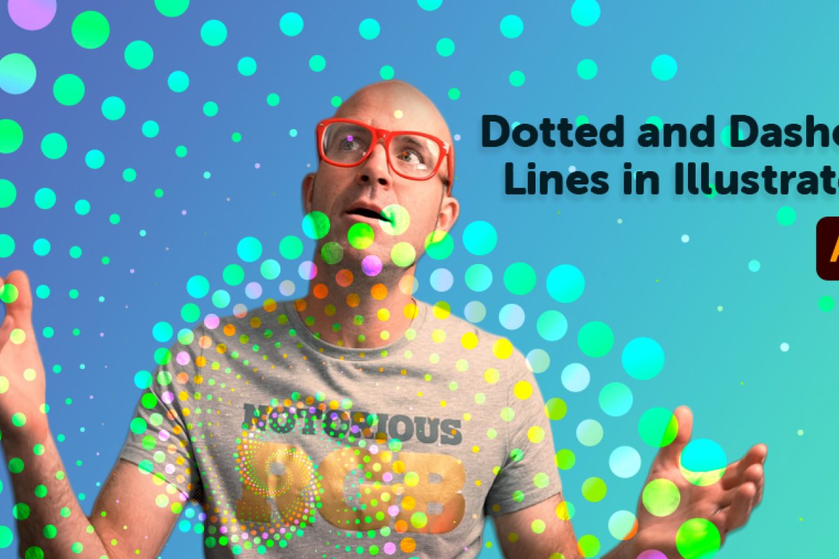 How to Create Dashed and Dotted Lines in Illustrator | BYOL | Bring Your Own Laptop