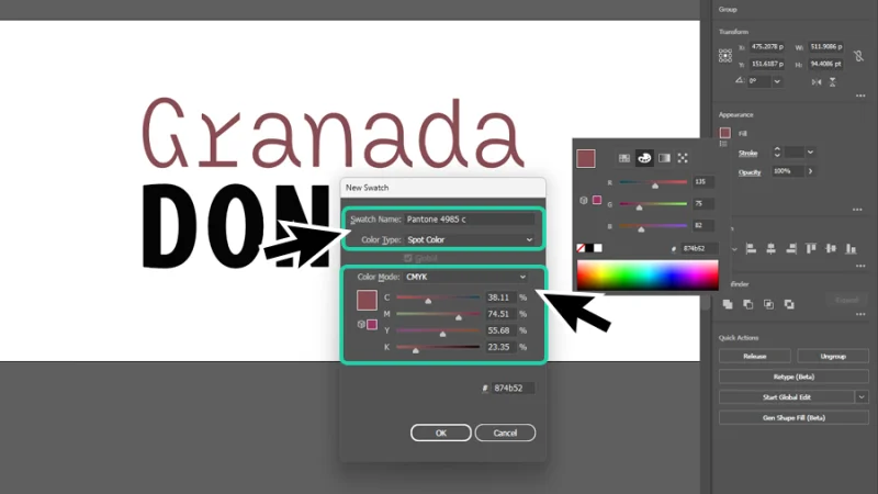 Pantone Spot Colors in Illustrator: Create Custom Swatches Without ...