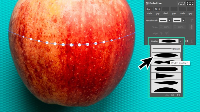 dotted line illustrator