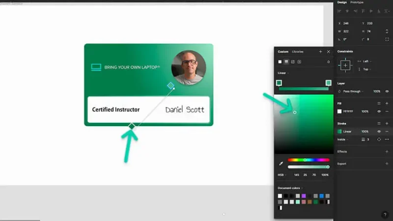 Step-by-step guide to gradients in Figma | Bring Your Own Laptop