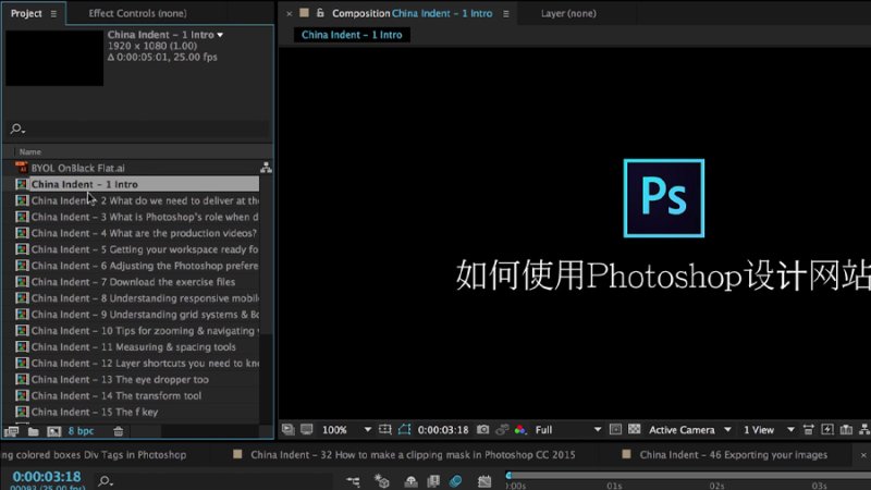 after effects information graphics