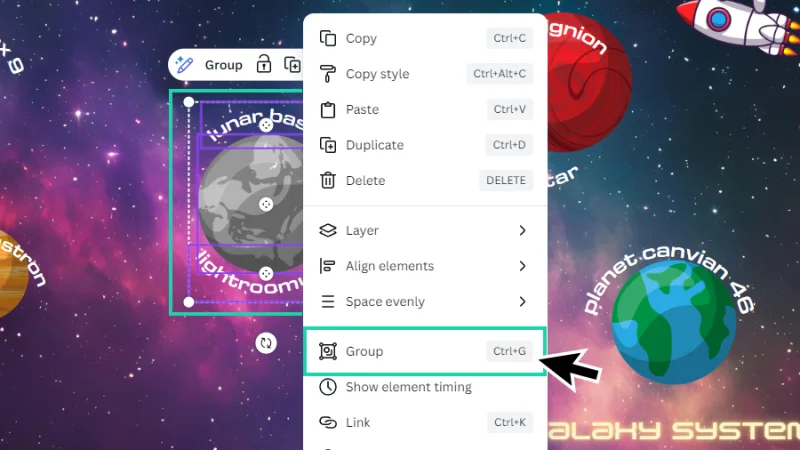 Group, Lock & Align in Canva | Workflow Essentials for Designers ...
