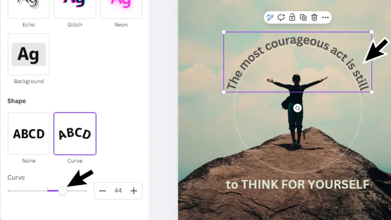 How to Curve Text in Canva: A Step-by-Step Guide | Bring Your Own Laptop