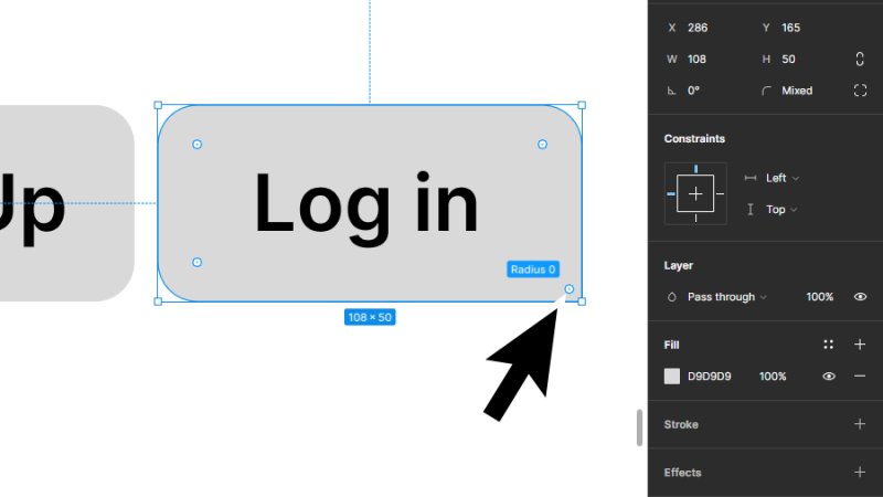 get started button figma