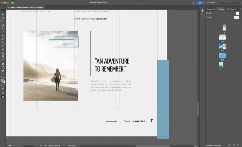 A Step-by-Step Guide to Adding Page Numbers in InDesign | Bring Your ...