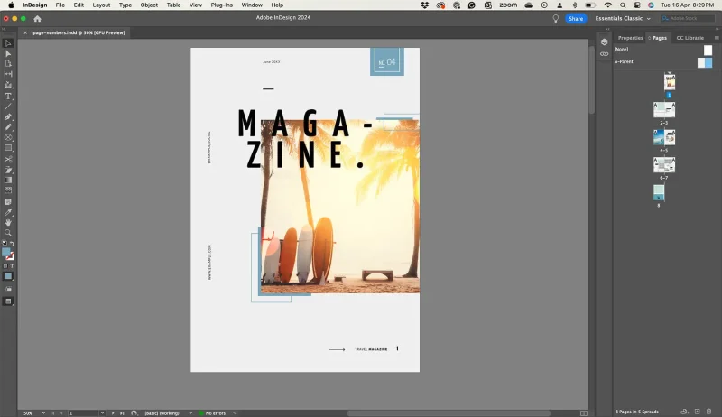 animation indesign