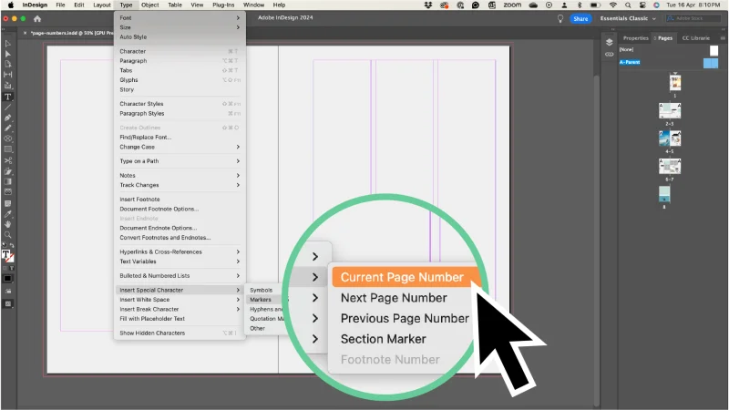 A Step-by-Step Guide to Adding Page Numbers in InDesign | Bring Your ...