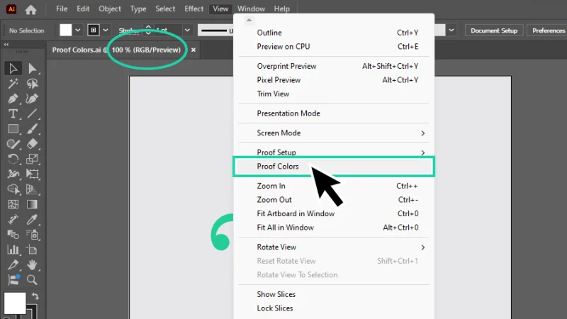 How to Proof Colors in Illustrator | BYOL Design Tips | Bring Your Own ...