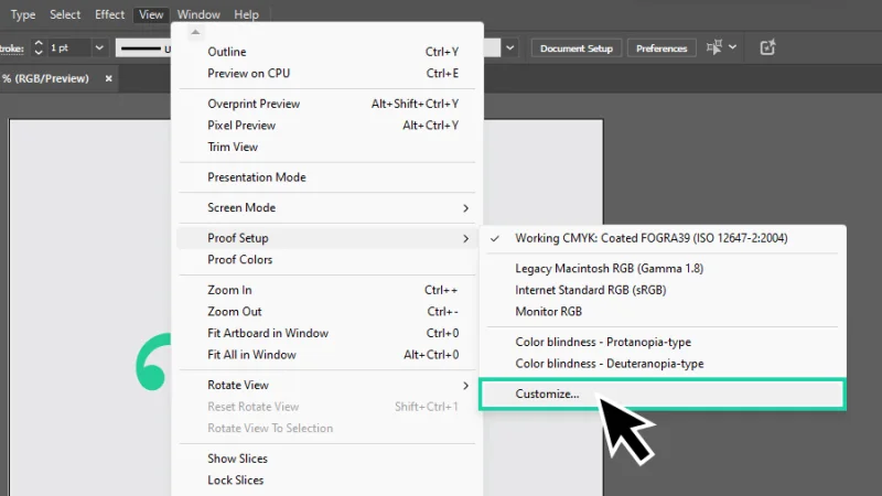 How to Proof Colors in Illustrator | BYOL Design Tips | Bring Your Own ...