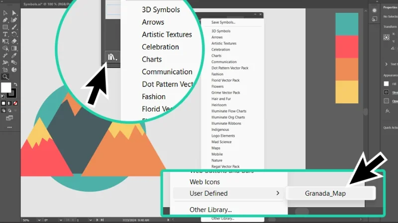 illustrator icons library