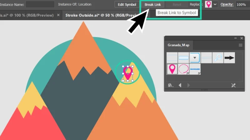 illustrator replace symbol